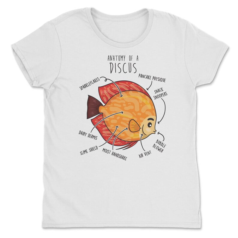 Discus Fish T-shirt, Funny Aquarium Lover Gift, Tropical Tank Fish ...