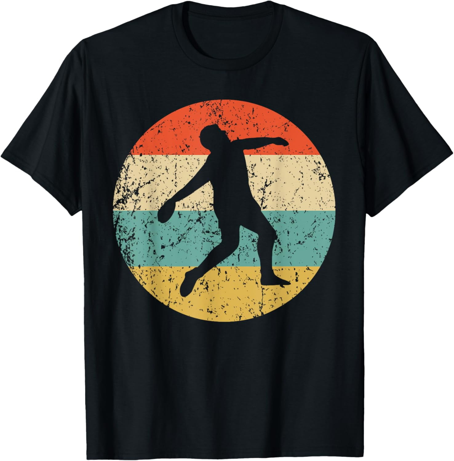 Discus Throw Shirt - Vintage Retro Track And Field T-Shirt T-Shirt ...