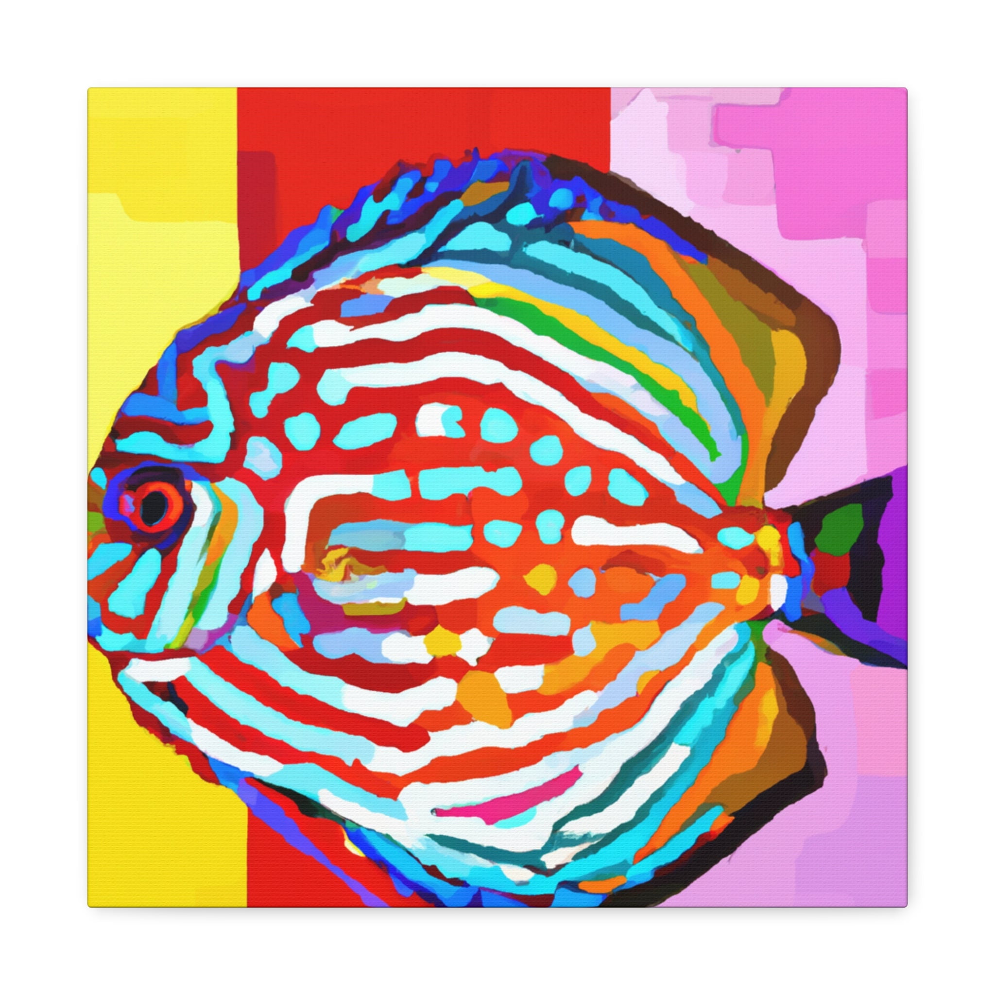 Discus in Pop Art - Canvas - Walmart.com
