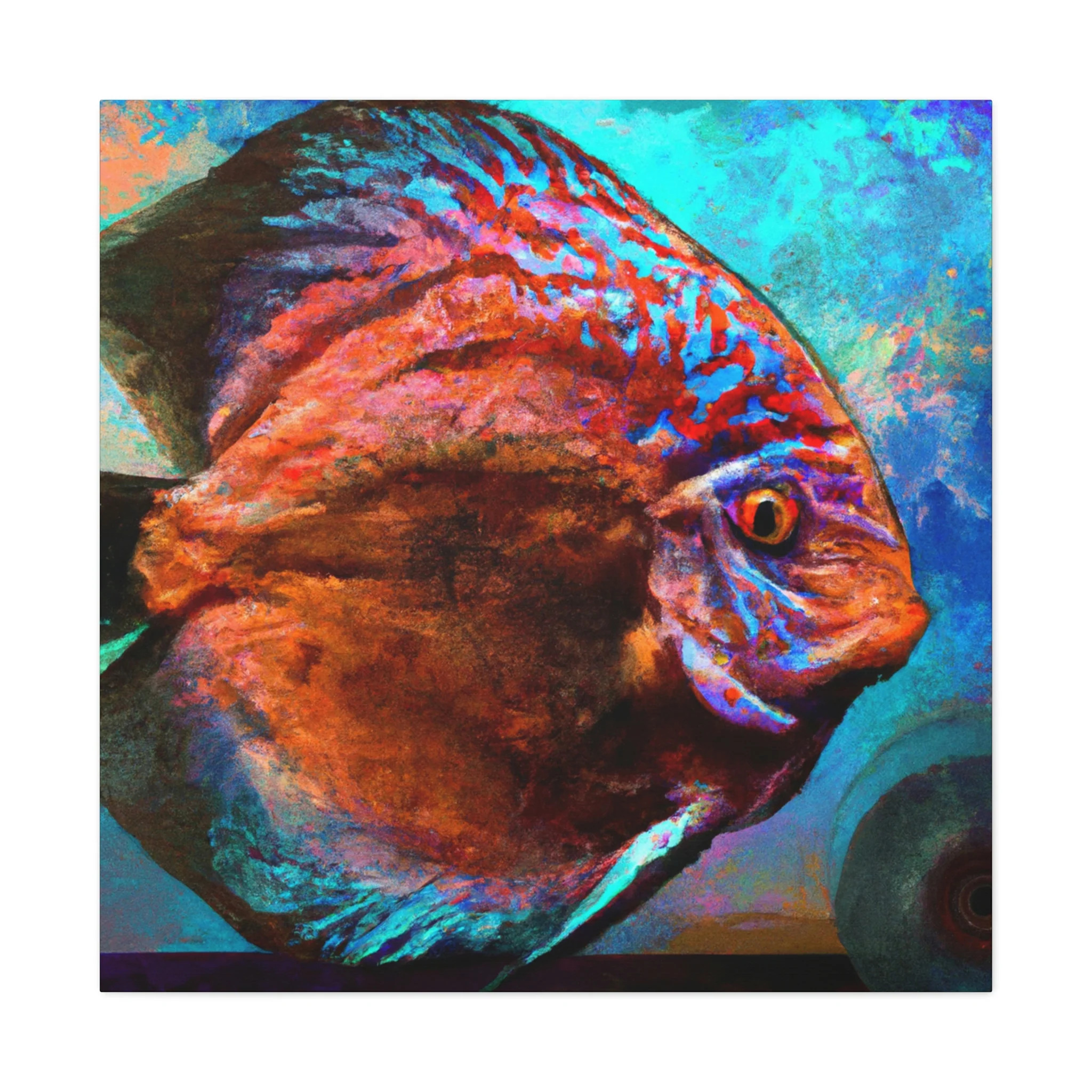 Discus in Pop Art - Canvas - Walmart.com