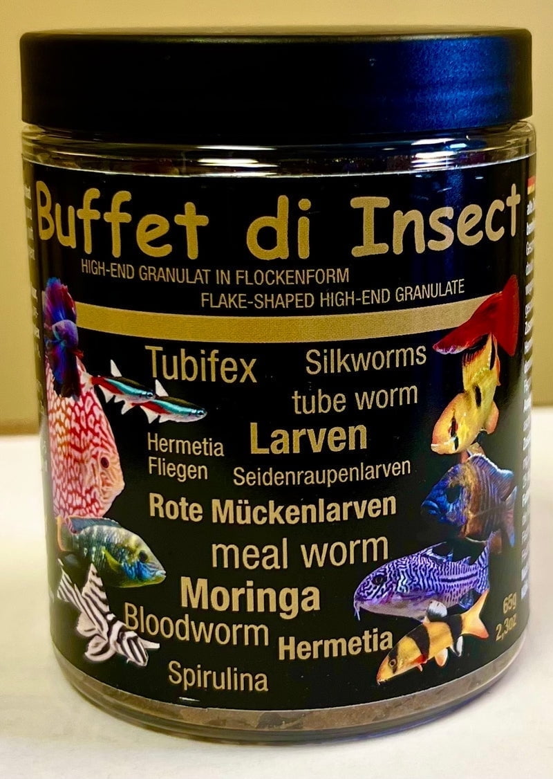 Discusfood Buffet Di Insect, Fish Food Flakes, 2.3 oz - Walmart.com