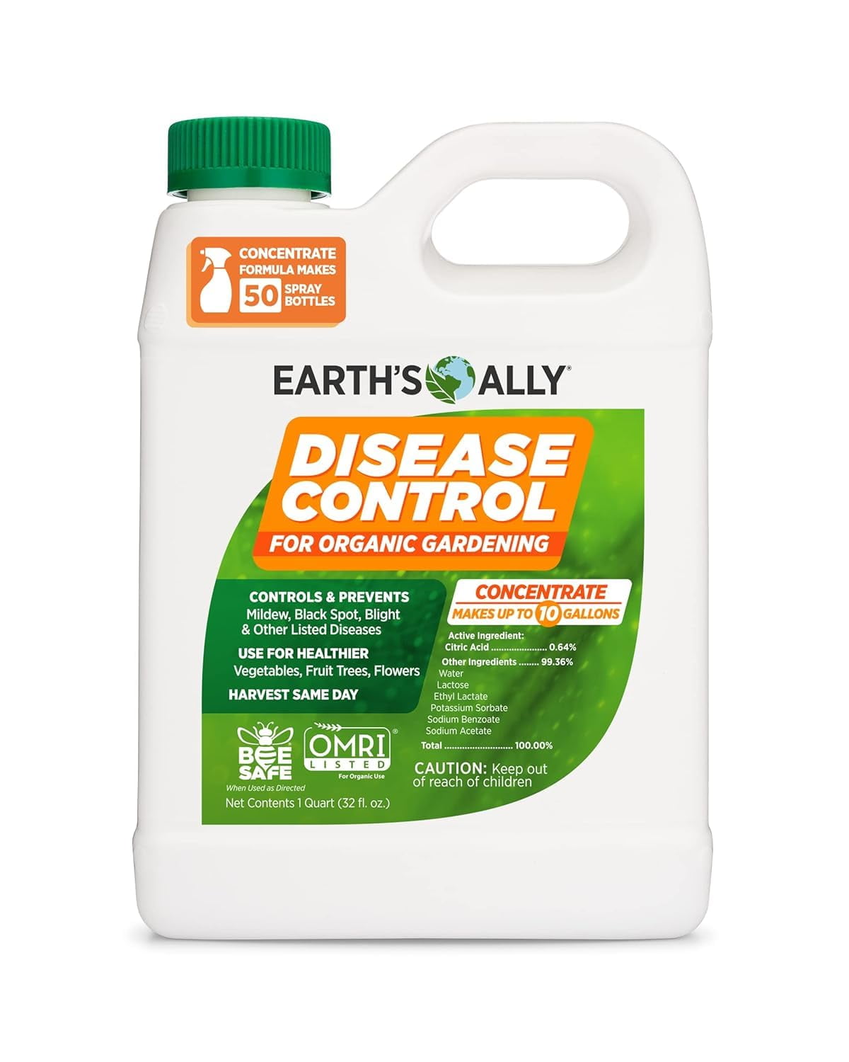 Disease Control Concentrate for Plants Concentrate 32 oz | Fungicide ...