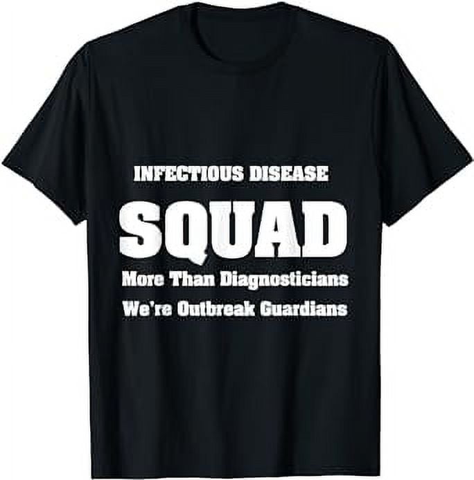 Disease Defense Squad: Vigilance and Care with our Attire! T-Shirt ...