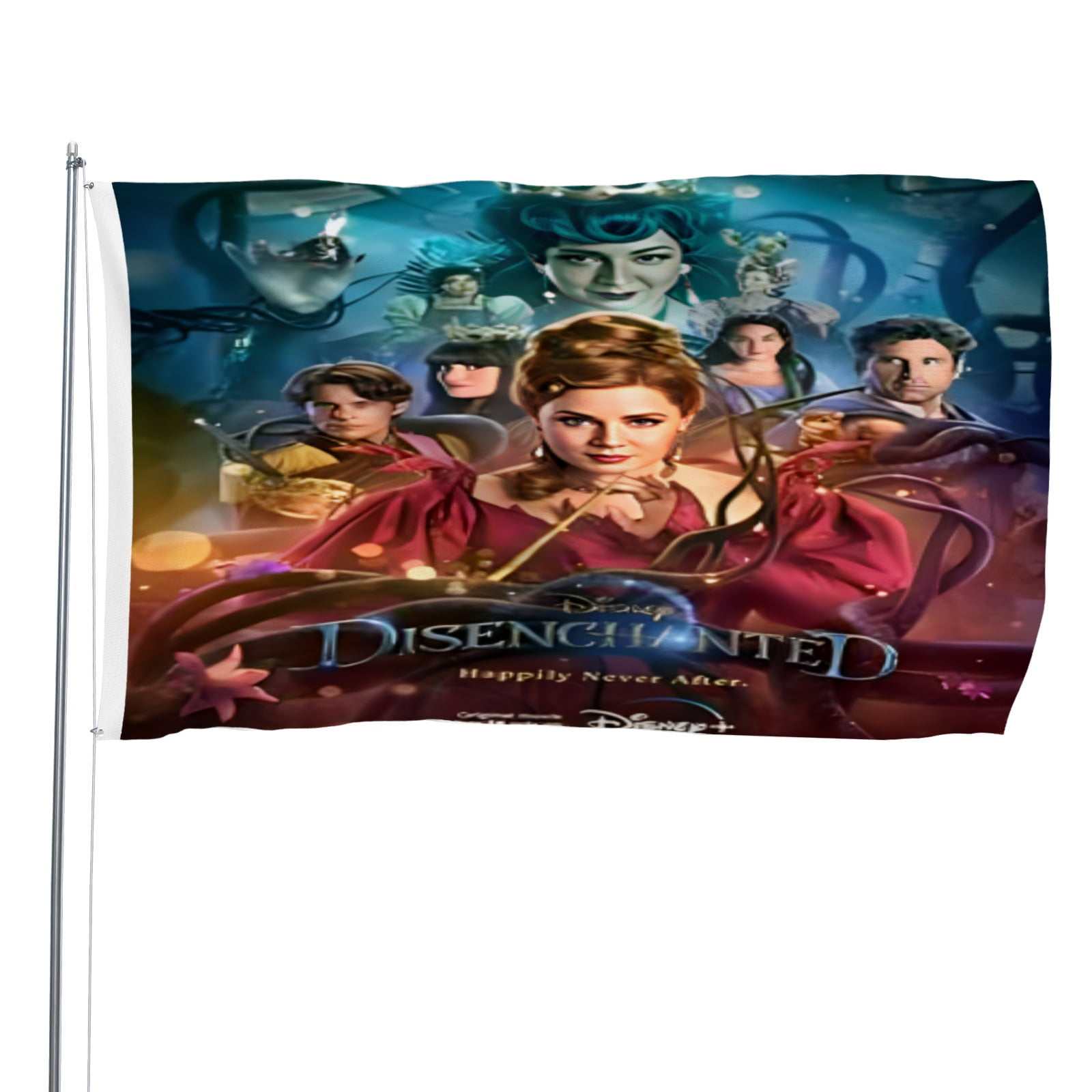 Disenchanted flag perfect for outdoor decoration, can be hung indoors ...