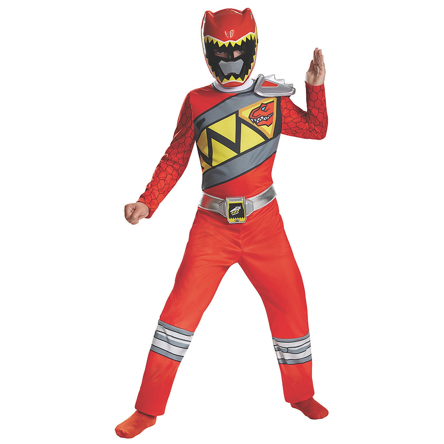 Disguise Boys' Classic Power Rangers Dino Charge Red Ranger Costume ...
