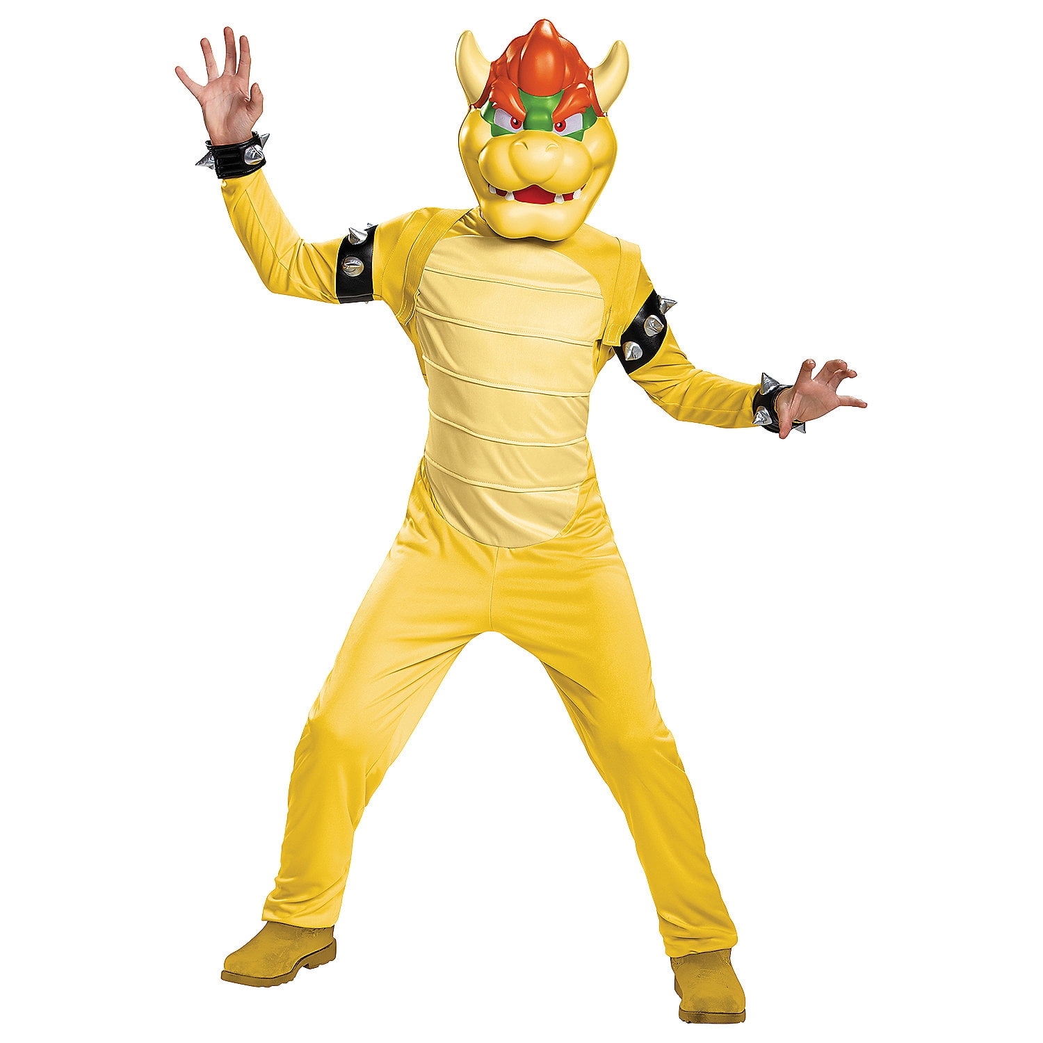 Disguise Boys' Super Mario Bros. Bowser Deluxe Costume - Size 10-12 ...