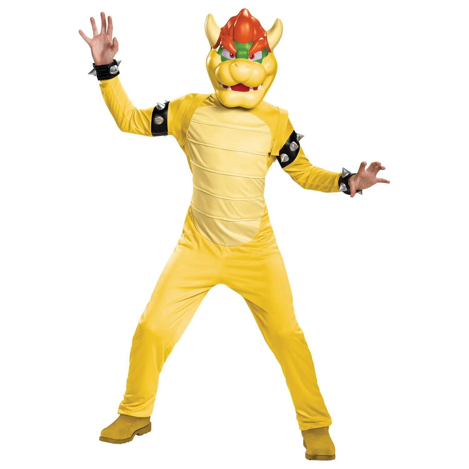 Super Mario Bros: Deluxe Bowser Child Costume for Halloween, Kids ...