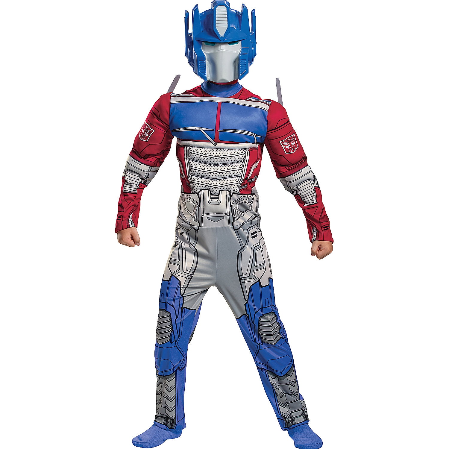 Disguise Boys' Transformers Optimus Prime Muscle Jumpsuit Costume ...