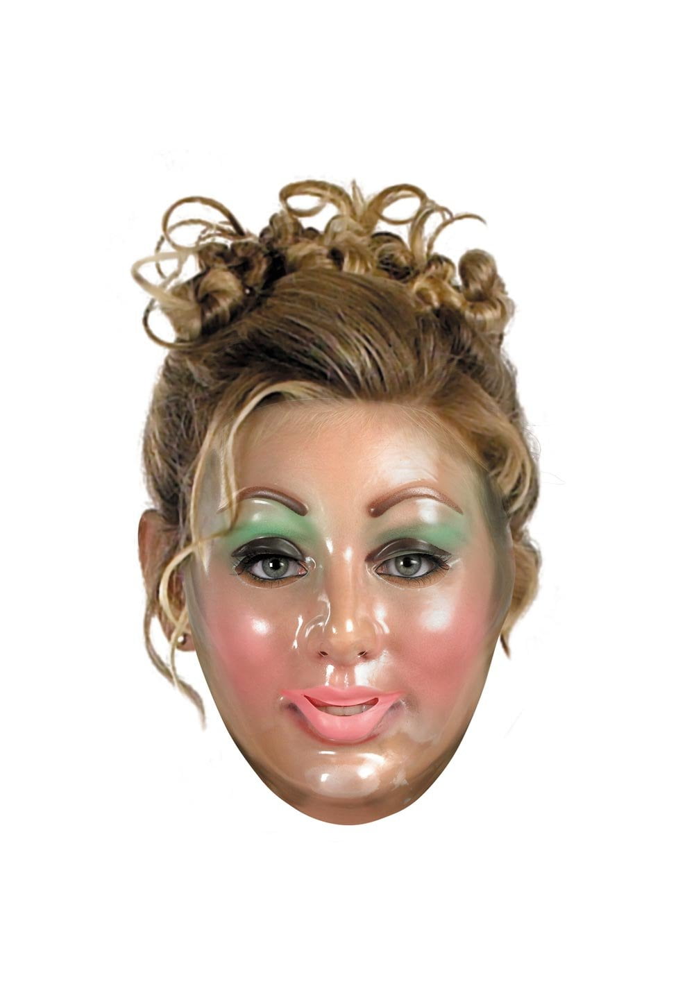 Disguise Costumes Adult's Transparent Woman Halloween Costume Face Mask ...