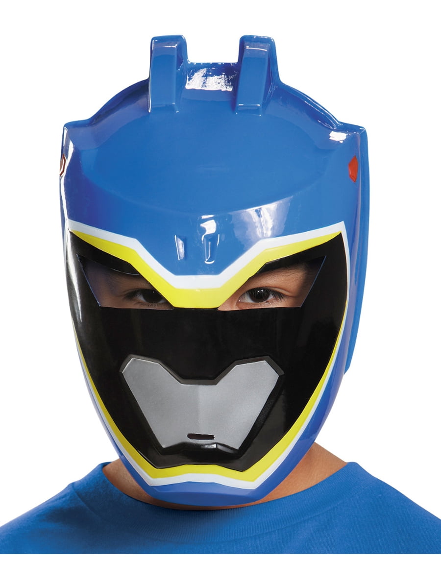 Childs Mighty Morphin Power Rangers Blue Vacuform Mask Costume ...