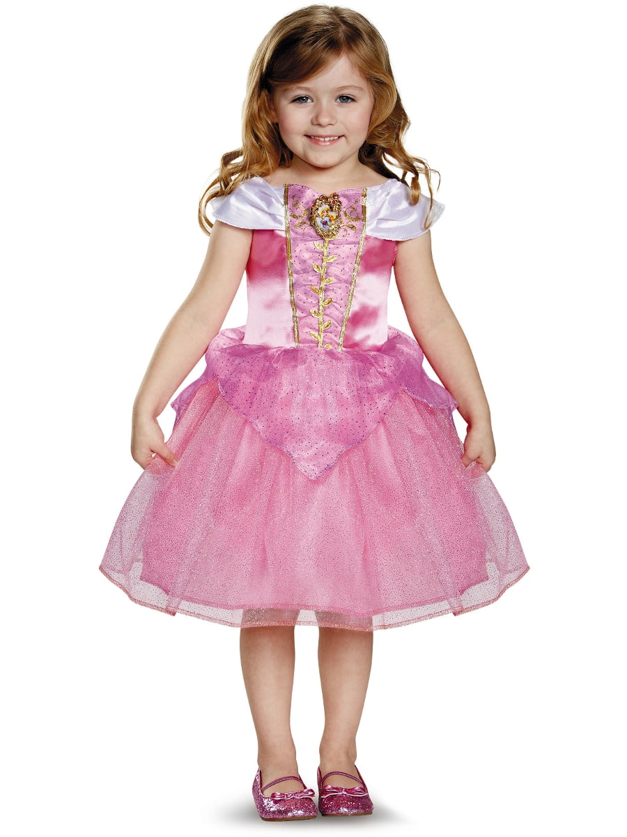 Toddlers Aurora Sleeping Beauty Disney Classic Costume Dress Size Small ...