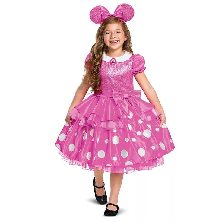 Disguise Disney Minnie Mouse Child Costume, Pink, XSmall 3-4 - Walmart.com