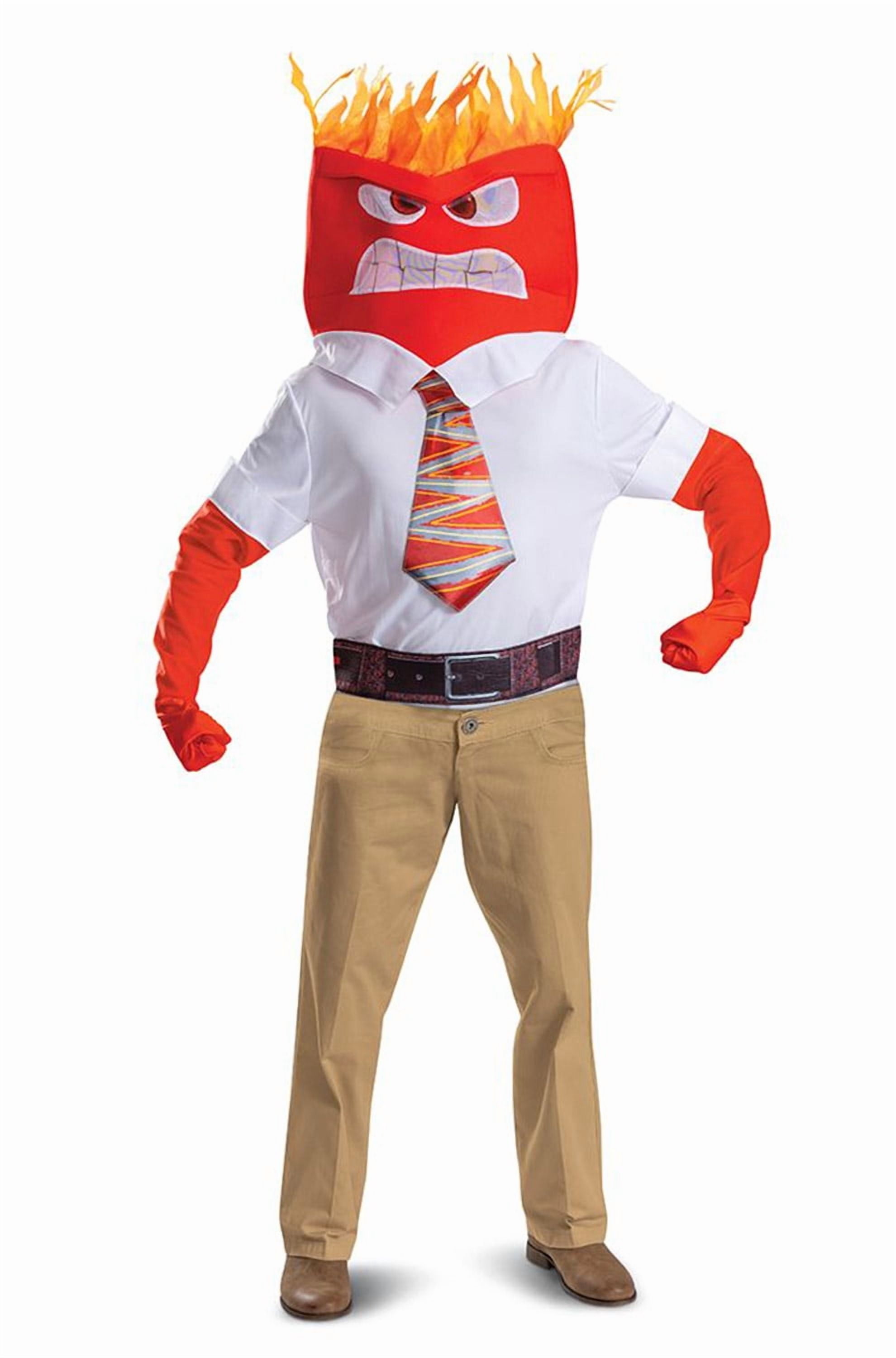 Disguise Disney Pixar Inside Out Anger Adult Costume | L/XL (42-46 ...