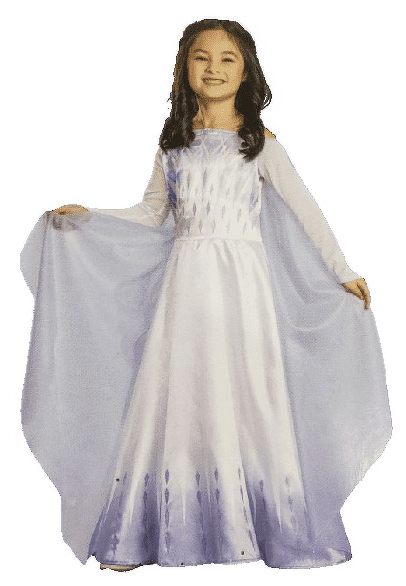 Disguise Disney Princess Snow Queen Elsa Girls Costume, Blue, Small 5-6 ...