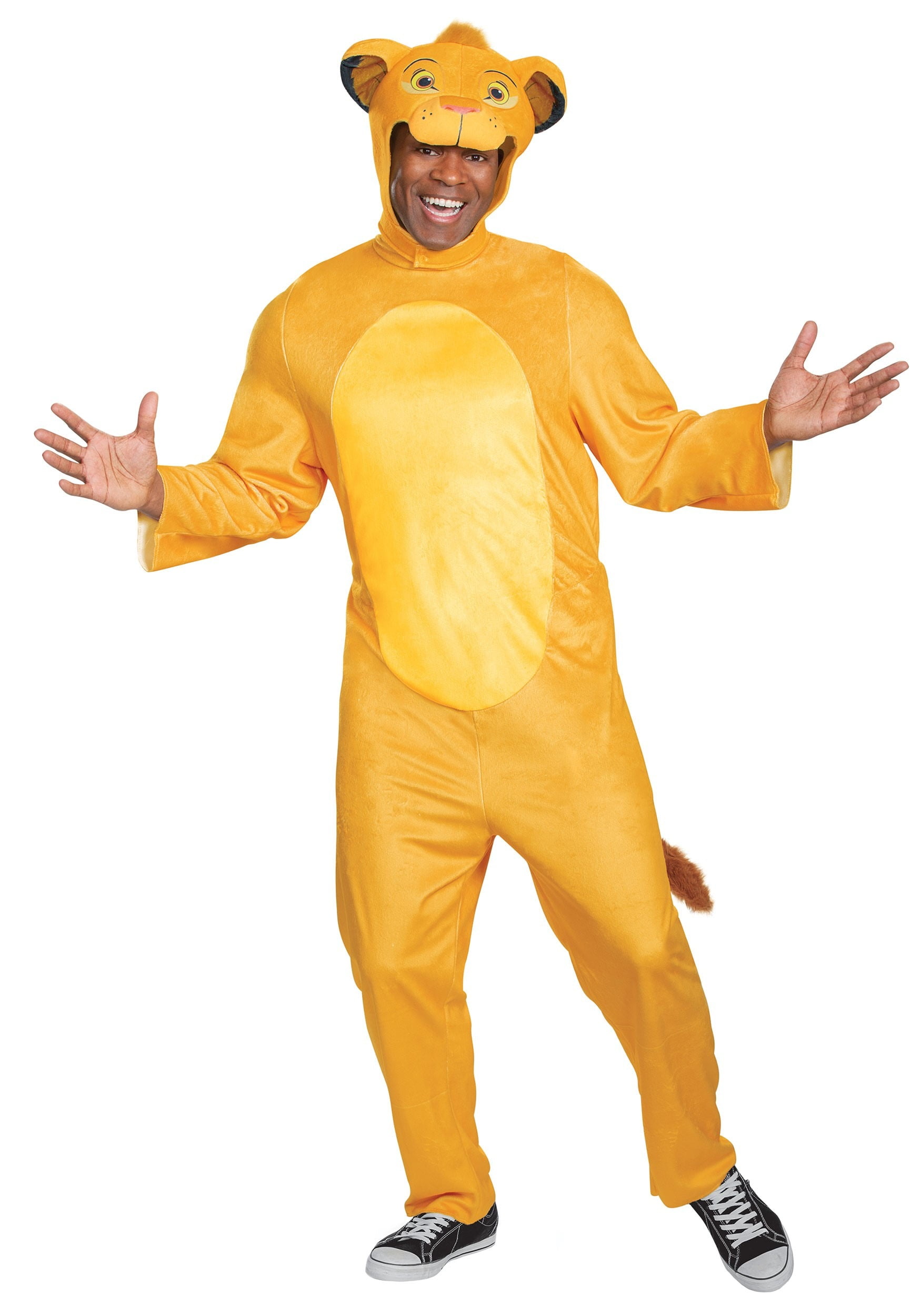 Disguise Disney The Lion King Simba Adult Costume Jumpsuit | L/XL ...