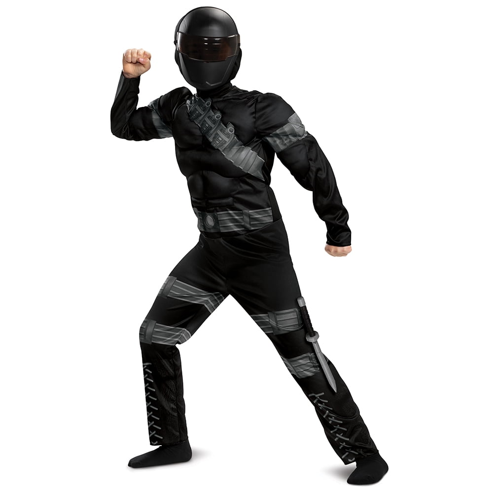 Disguise G.I. Joe Boys Classic Snake Eyes Retro Muscle Halloween ...