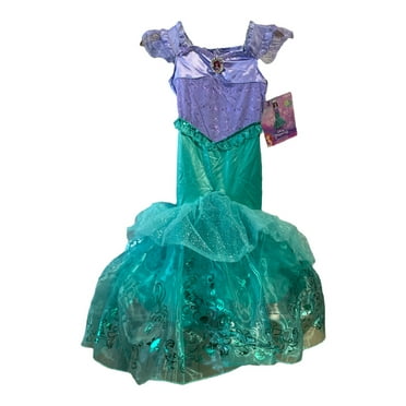 Disney Princess Ariel Children's Dress Perfect for Halloween or Dress ...