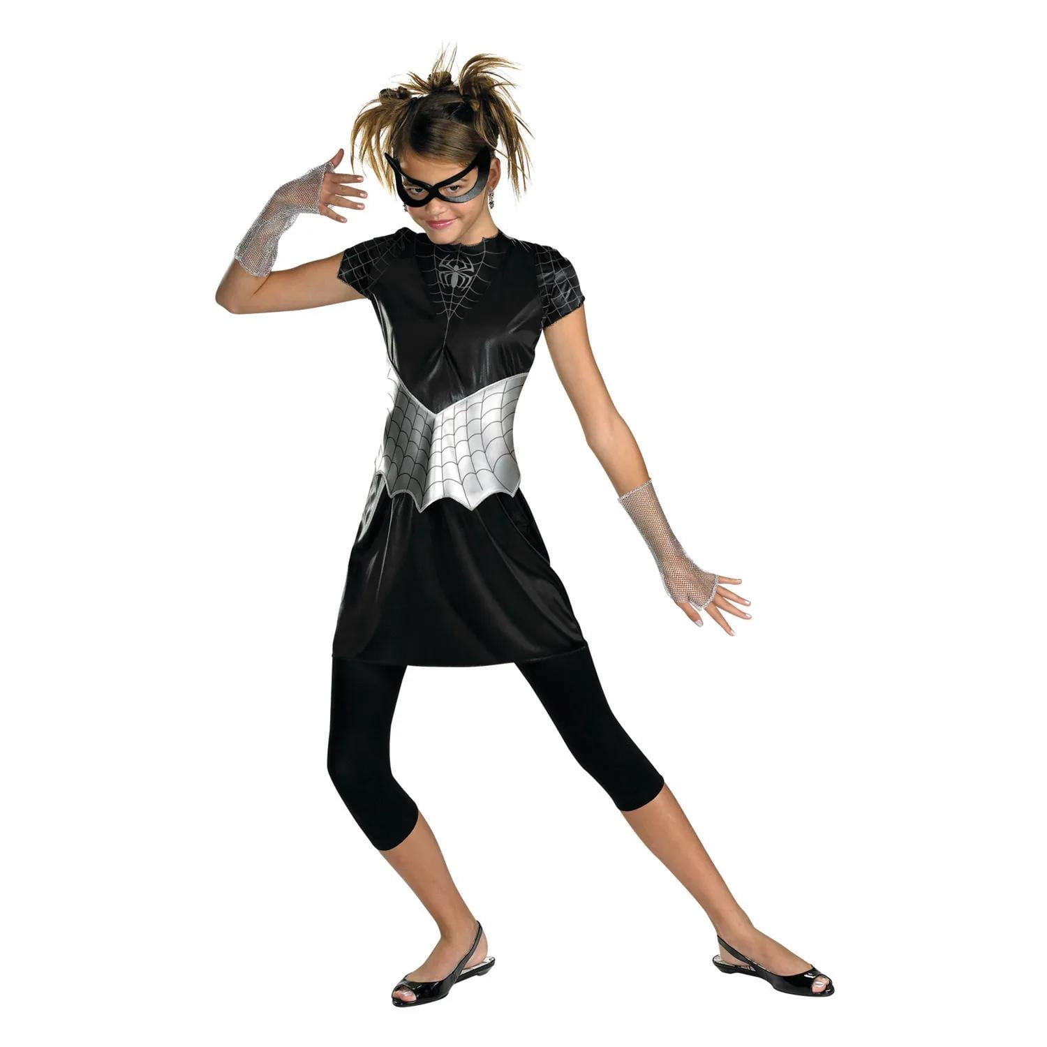 Disguise Girls' Black Suited Spider-Girl Costume - Size 10-12 - Walmart.com