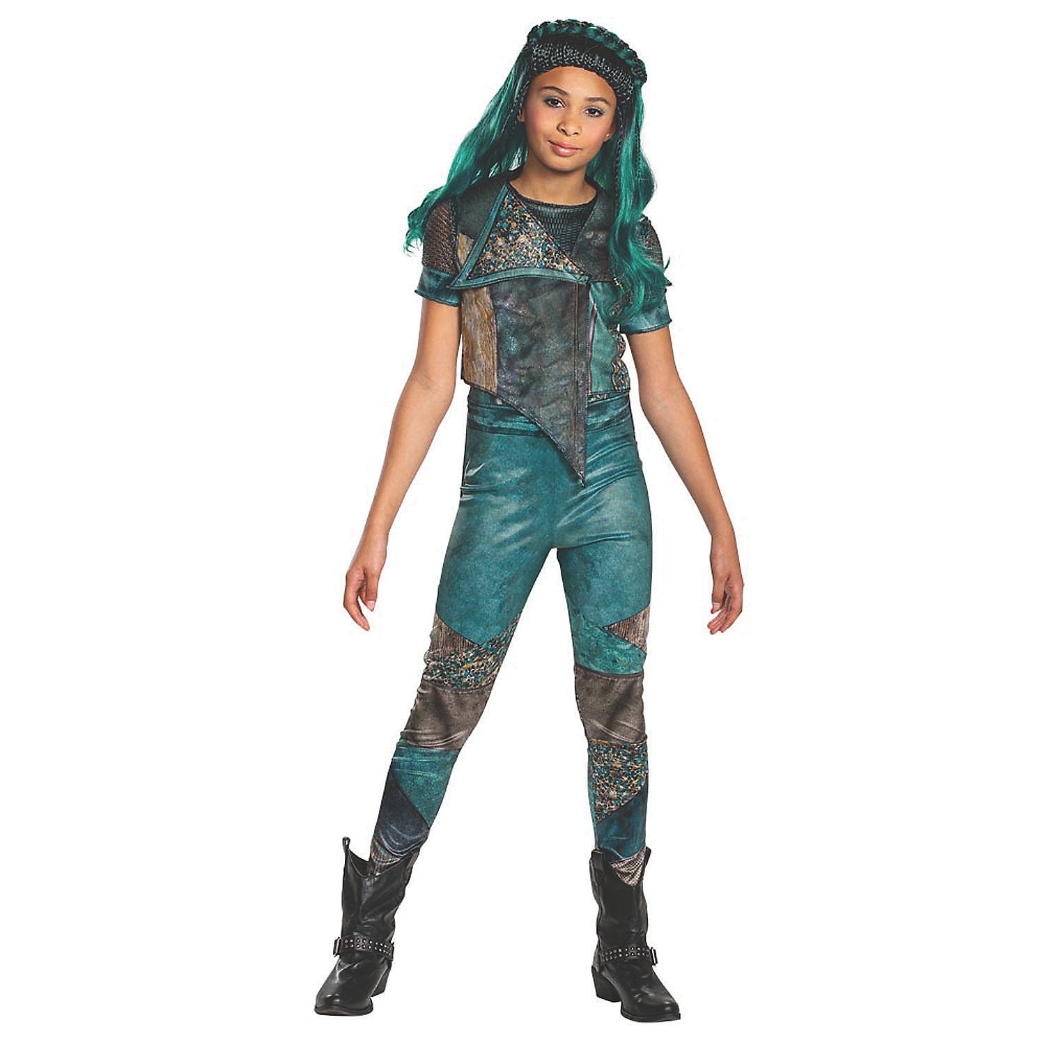 Disguise Girls' Descendants Classic Uma Jumpsuit Costume - Size 10-12 ...