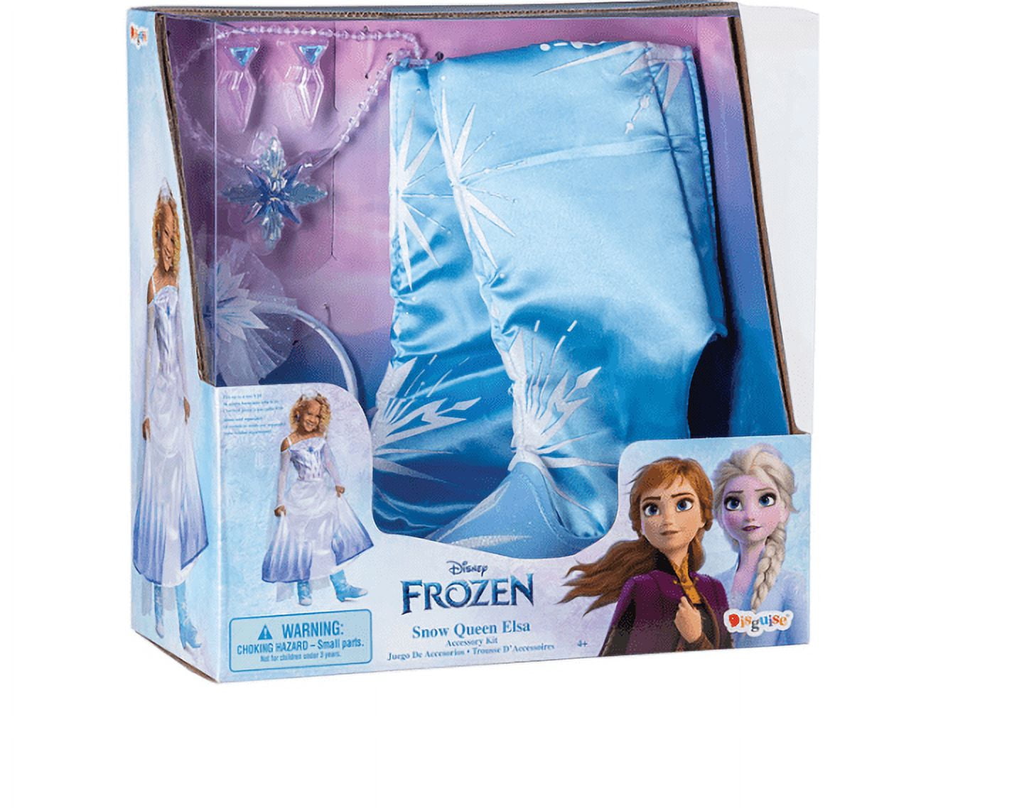 Disguise Girls' Disney Princess Elsa Frozen Costume Dress Accessory Kit ...