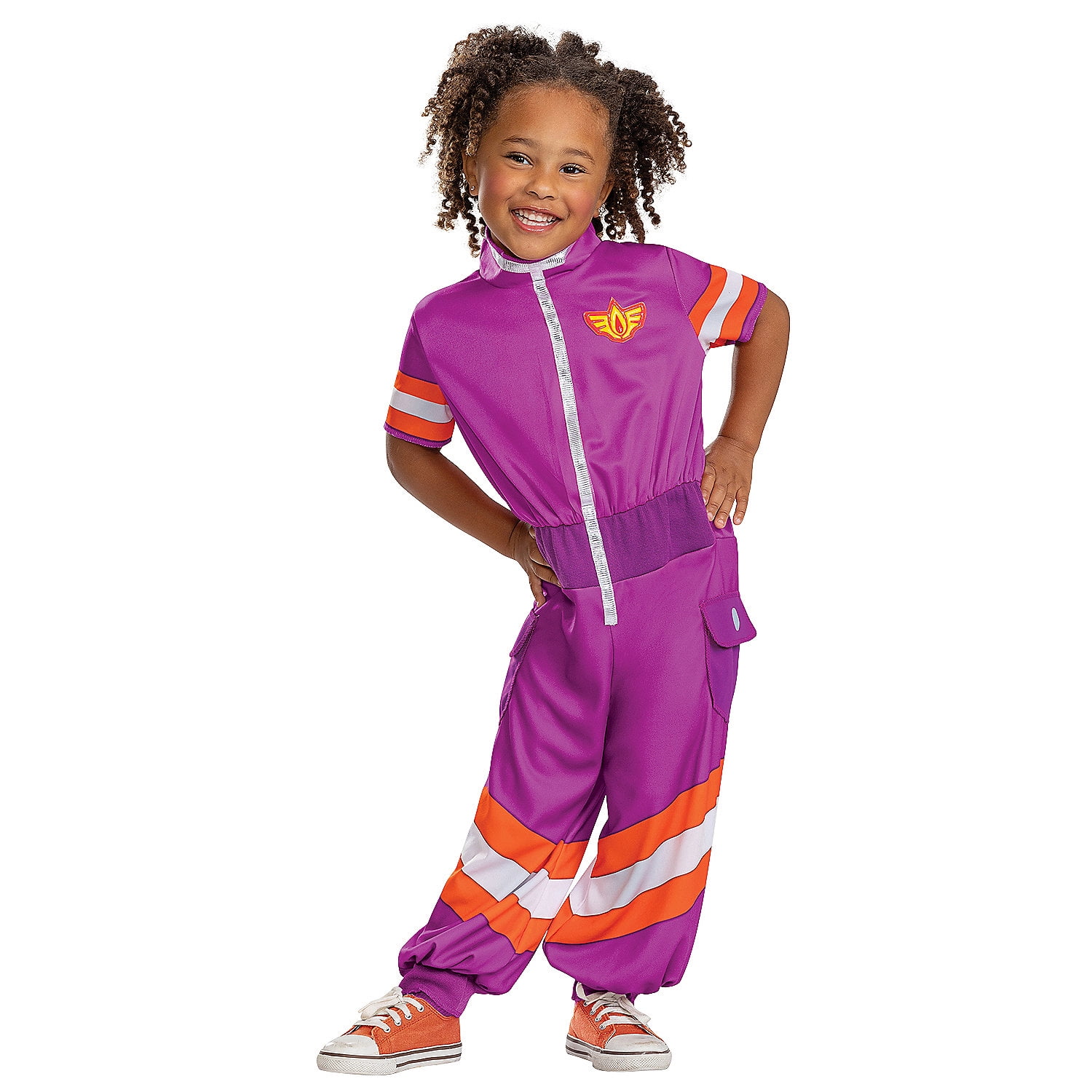 Disguise Girls' Firebuds Violet Classic Costume - Size 4-6 - Walmart.com