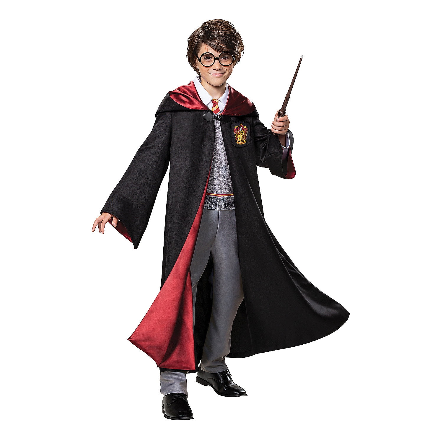 Disguise Harry Potter Prestige Hooded Robe and Jumpsuit Child Costume ...