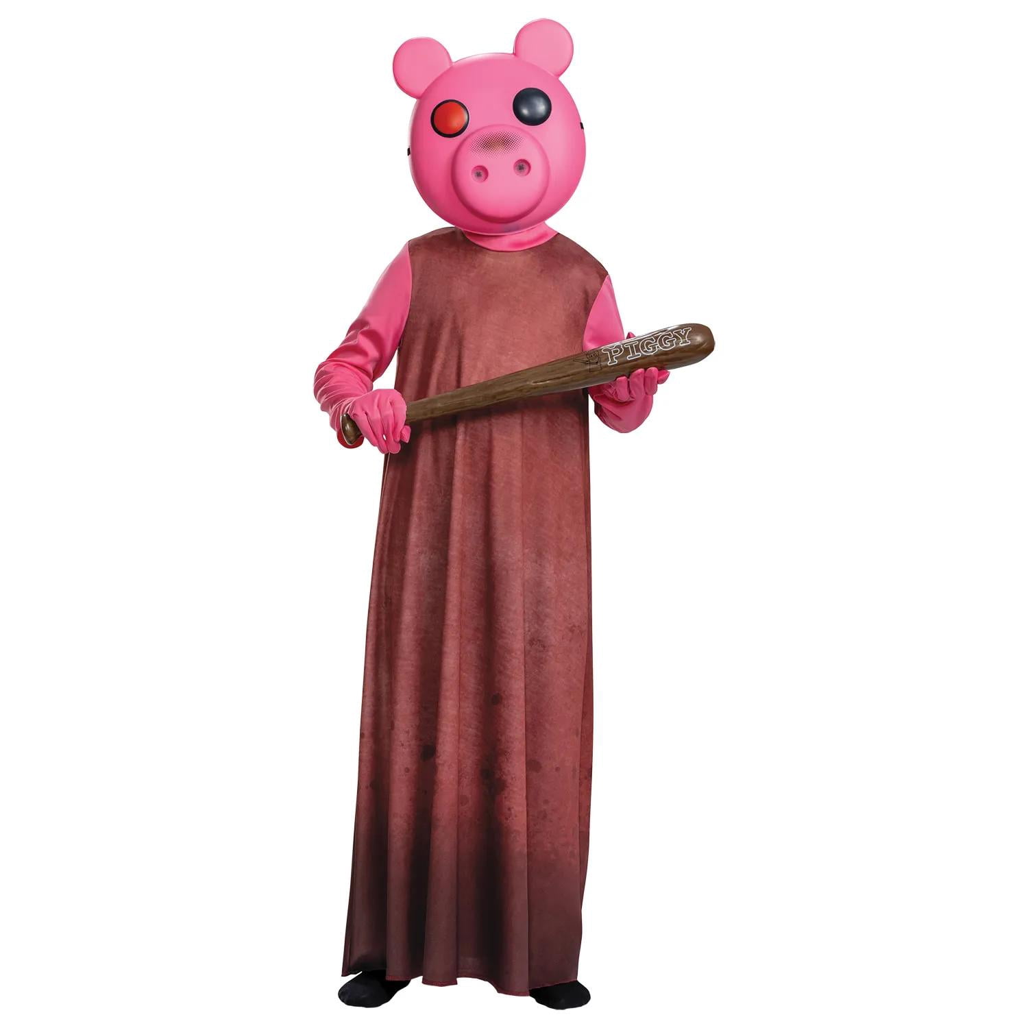 Disguise Kids Piggy Video Game Costume, Scary Robe, Mask, Gloves, Size ...