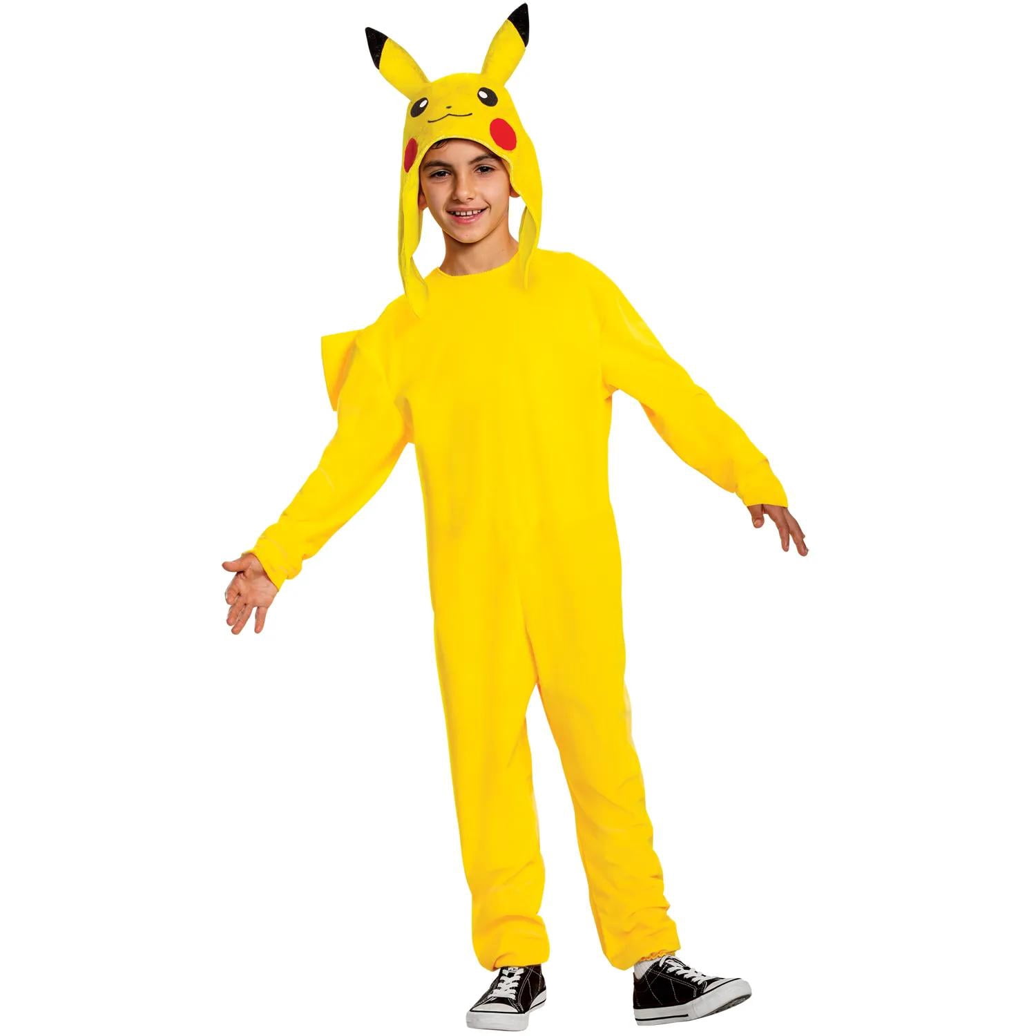 Disguise Pikachu Deluxe Halloween Costume for Kids, Pokemon Child Suit ...
