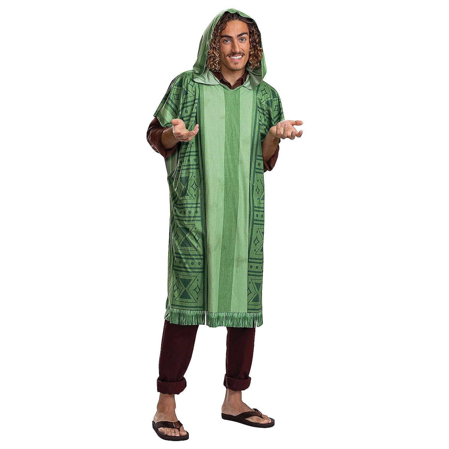 Disguise Mens Disney Encanto Bruno Hooded Poncho Costume - Size One ...