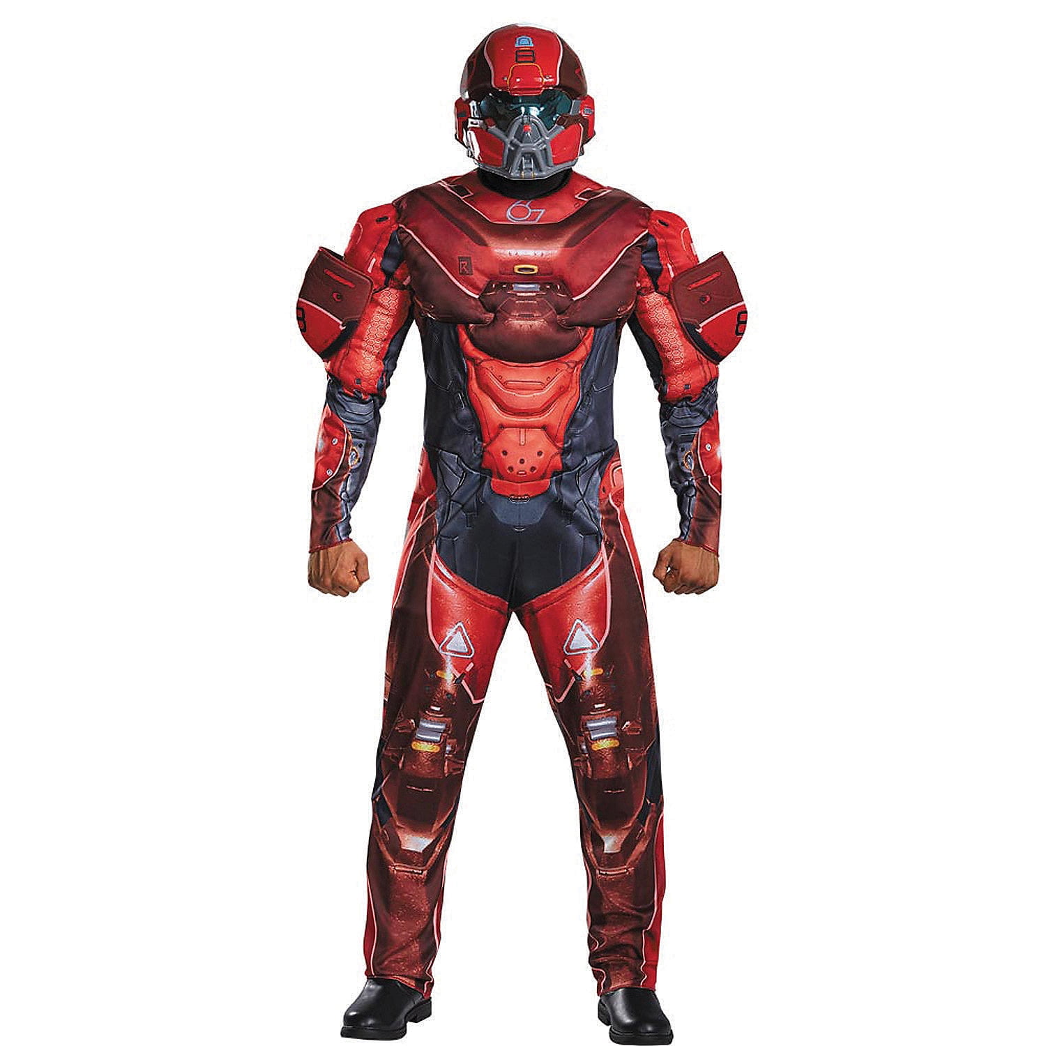Disguise Mens HALO Red Spartan Muscle Costume - Size Large/X Large ...