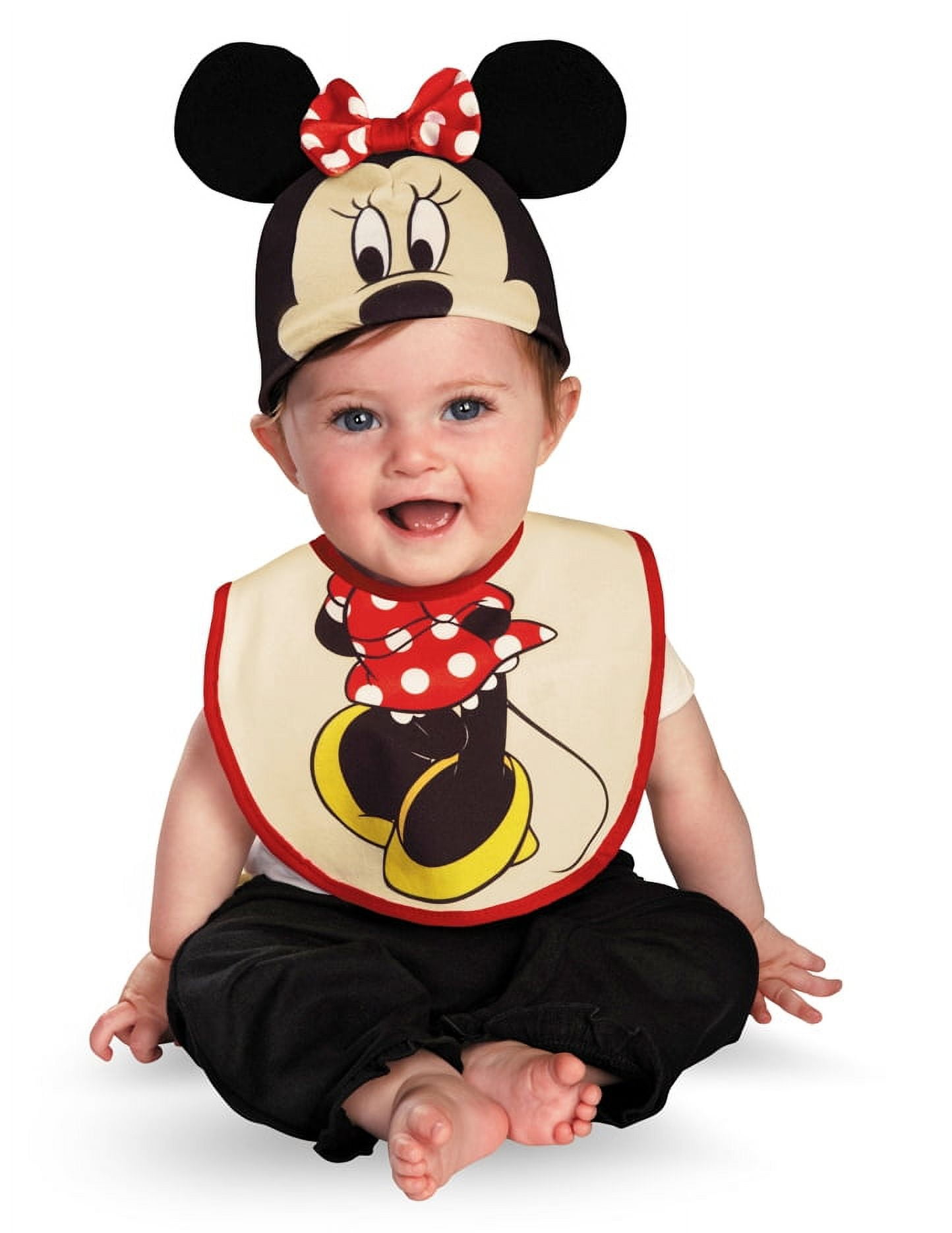 Disguise Minnie Mouse Bib & Hat (0-6 Mo) - Walmart Business Supplies