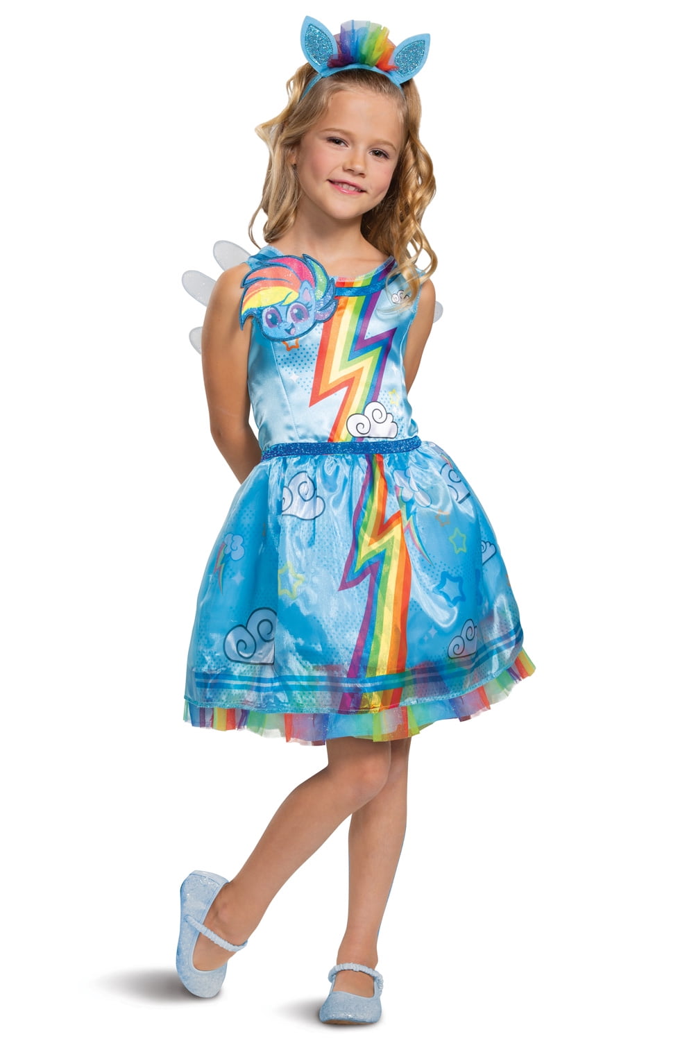 Disguise Rainbow Dash My Little Pony Costume for Girls, Children's ...