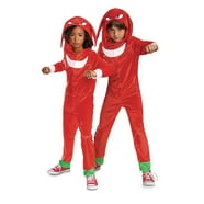 RUBIES II Sonic the Hedgehog Knuckles Costume for Kids, Boys Large ...