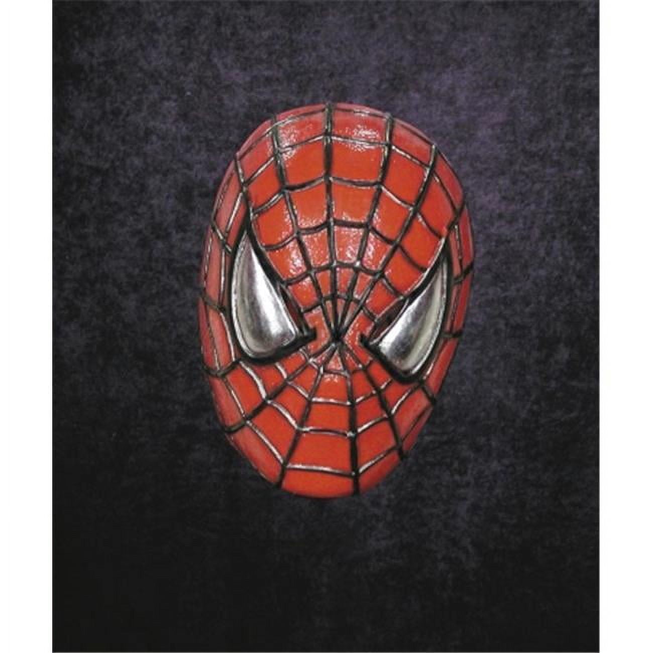 Disguise Spider-Man Red Vinyl Halloween Costume Mask, for Adult ...