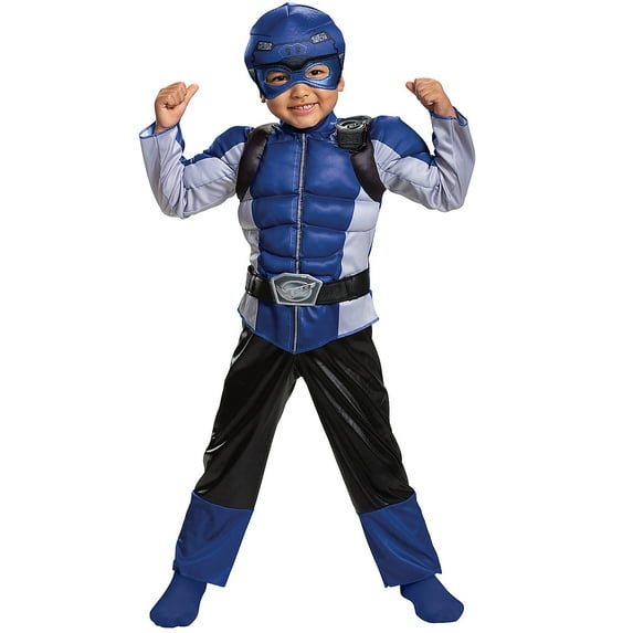 Disguise Toddler Boys Blue Ranger Muscle Costume, Power Rangers Beast ...