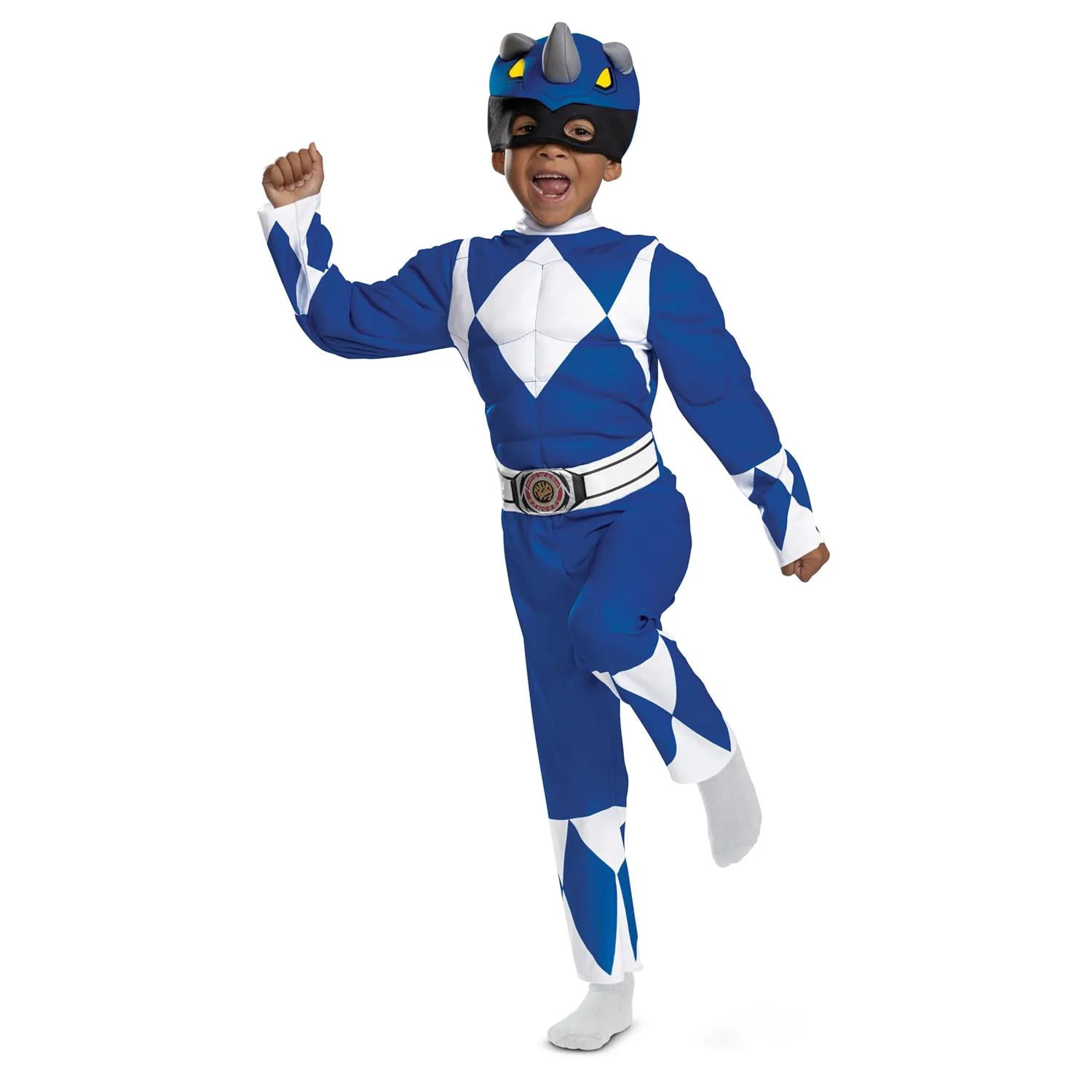 Disguise Toddler Boys' Power Rangers Blue Ranger Costume - Size 2T ...