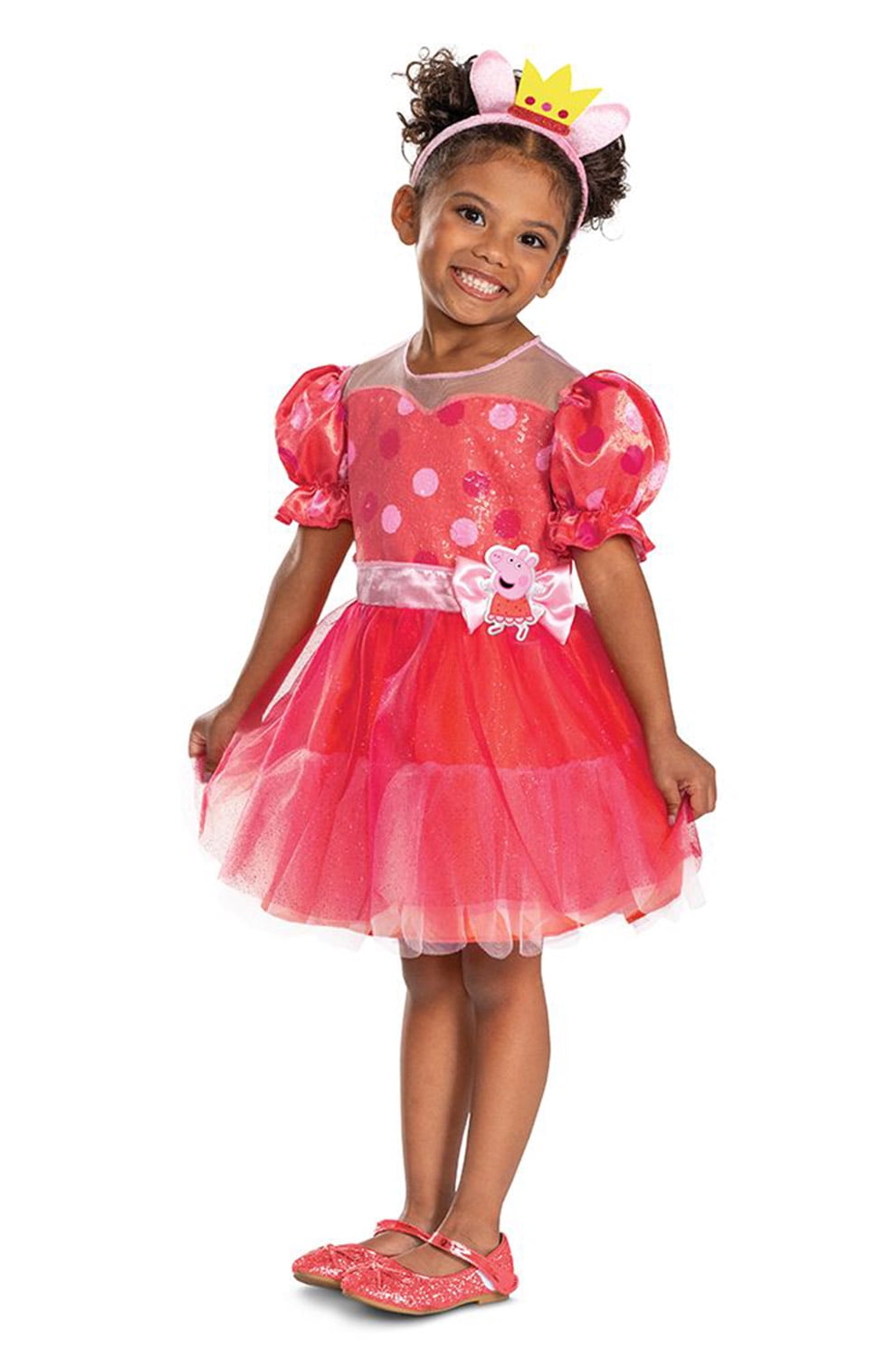 Disguise Toddler Girls' Peppa Pig 20th Anniversary Dress Costume - Size ...