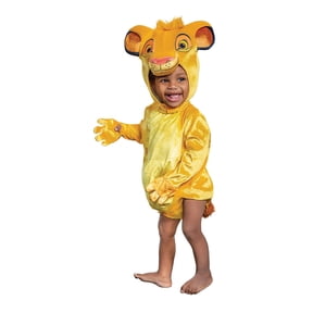 Disney Lion King Simba Newborn Baby Boys Zip Up Cosplay Coverall Outfit ...
