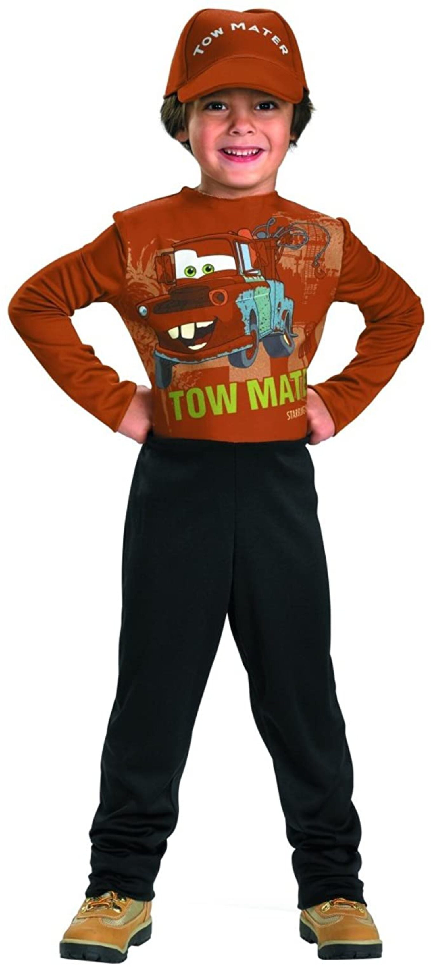 Disguise Tow Mater Fancy-Dress Costume for Toddlers with Character Mask ...