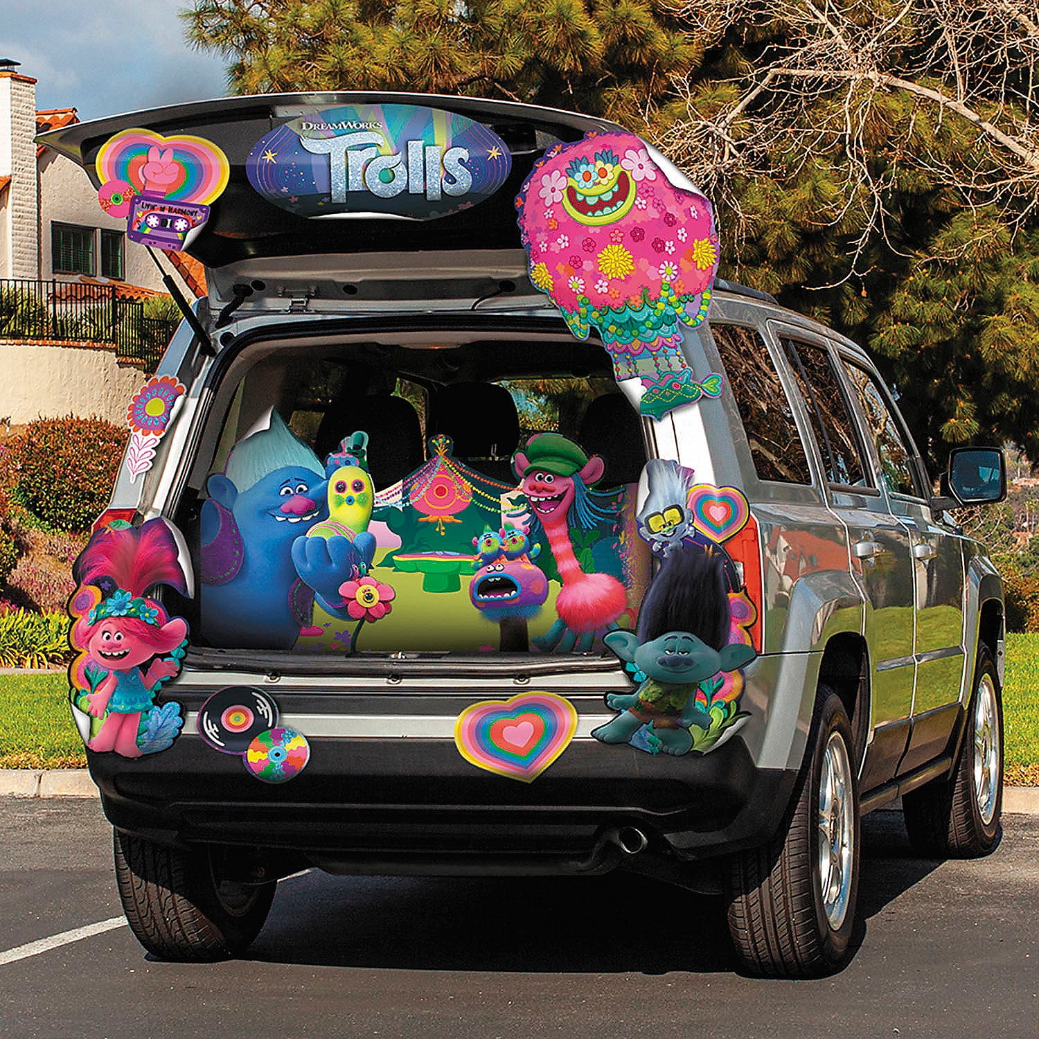 Disguise Trolls Treat Your Trunk Kit Halloween Decorations - - Walmart.com