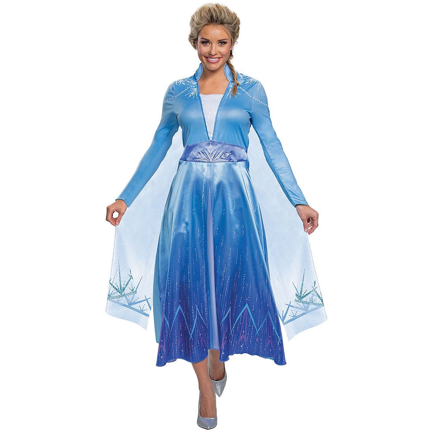 Disguise Womens Disney Frozen 2 Elsa Deluxe Costume - Size Large ...