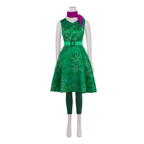 Disgust Green Dress Stage Performance Dress - Walmart.com