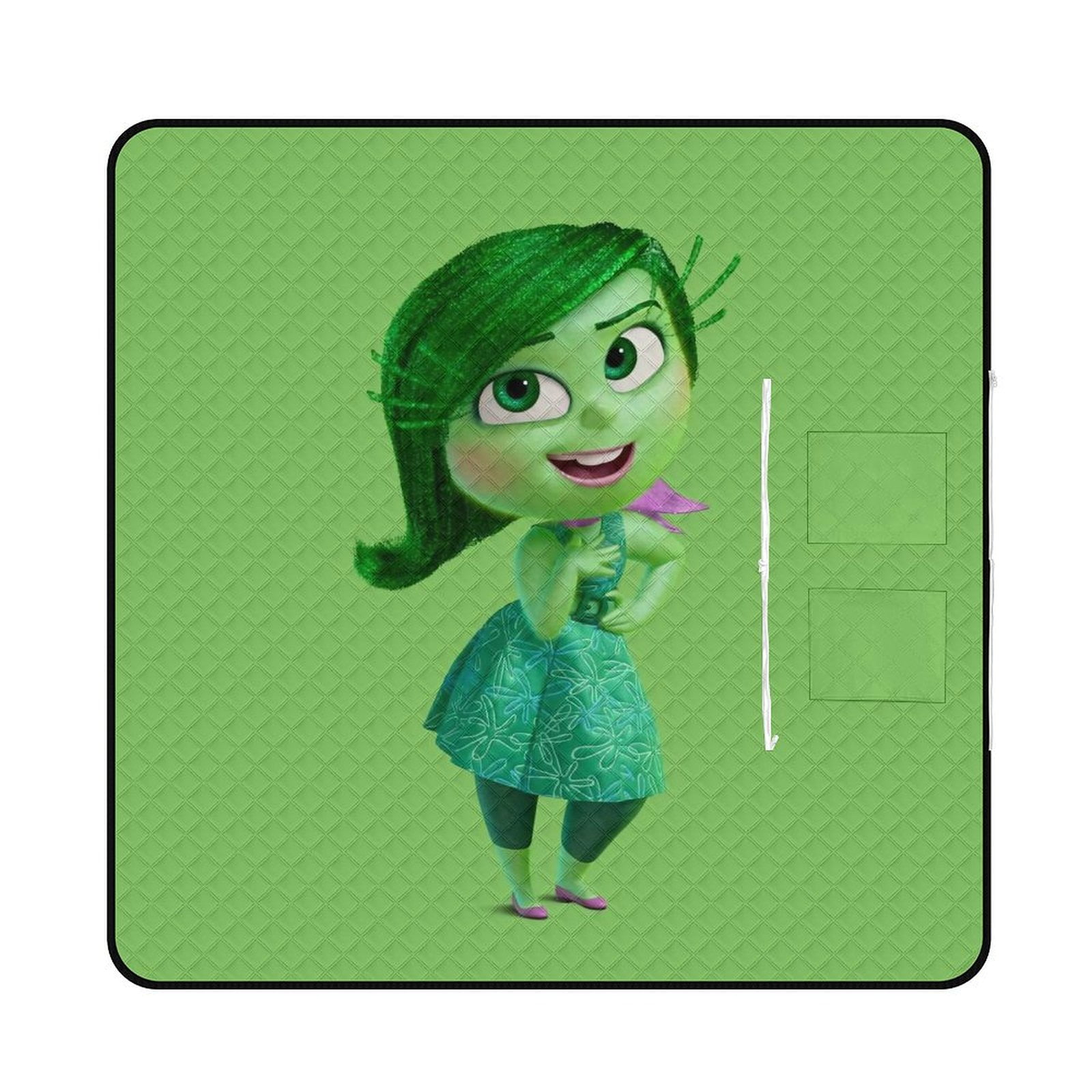 Disgust Inside Out Extra Large Picnic Outdoor Blanket,78 x 78 ...