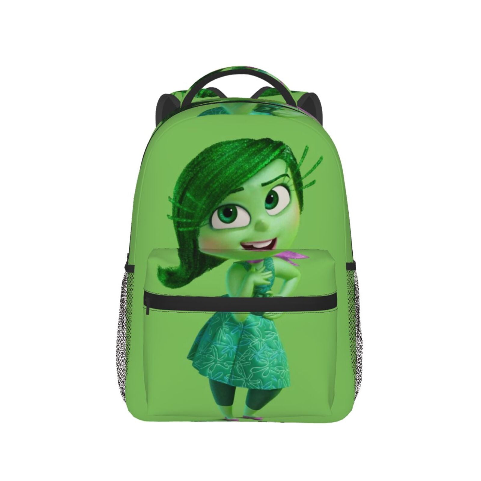 Disgust Inside Out Backpack,Fabric & PVC Backpack with Reinforced Strap ...