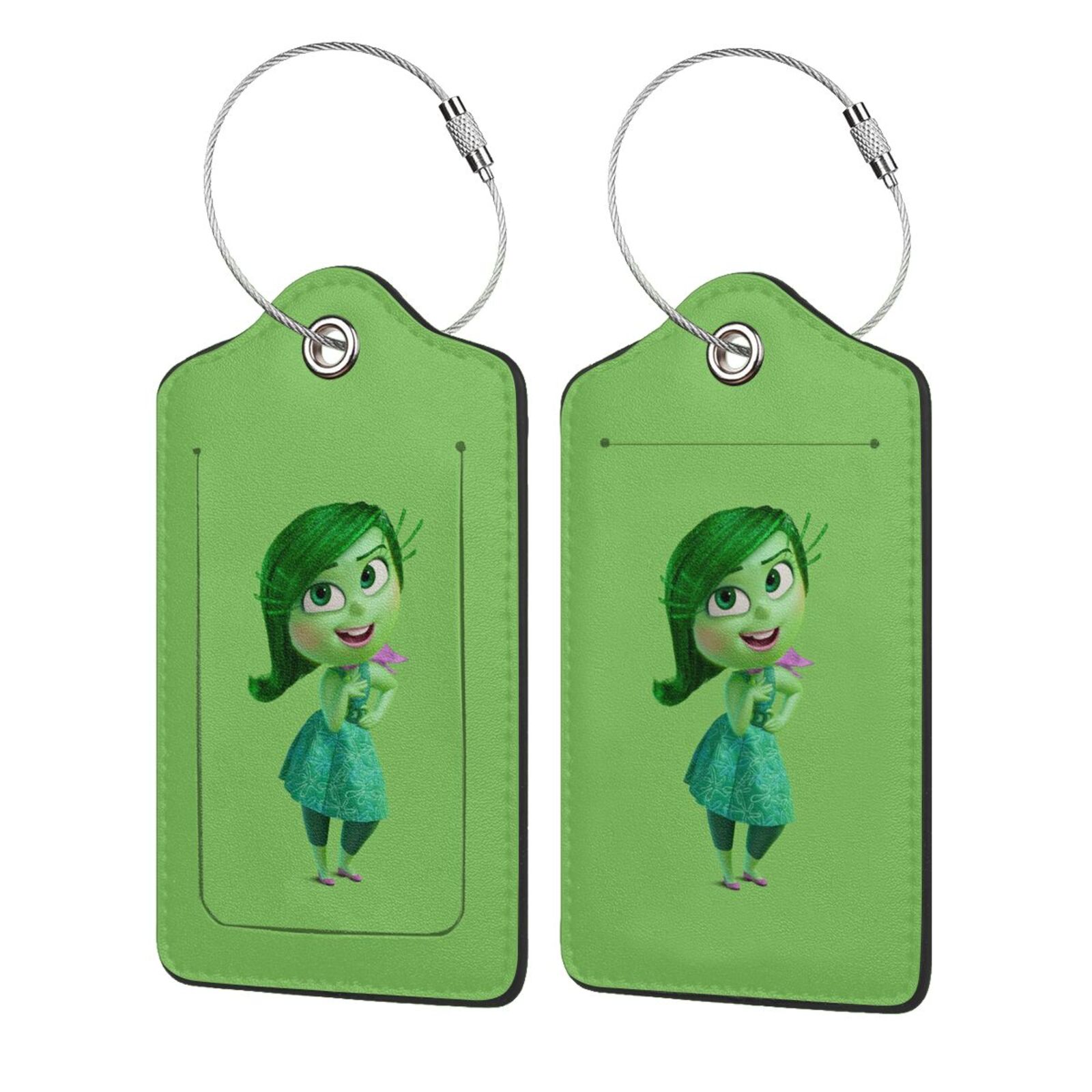 Disgust Inside Out Luggage Tags for Suitcases Travel ID Identification ...
