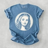 Disgusted Doll Face Graphic Shirt Ironic Awkward Expression Art Tee ...