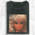 Disgusted Doll Face Graphic Shirt Weird Expression Trendy Art Tee ...
