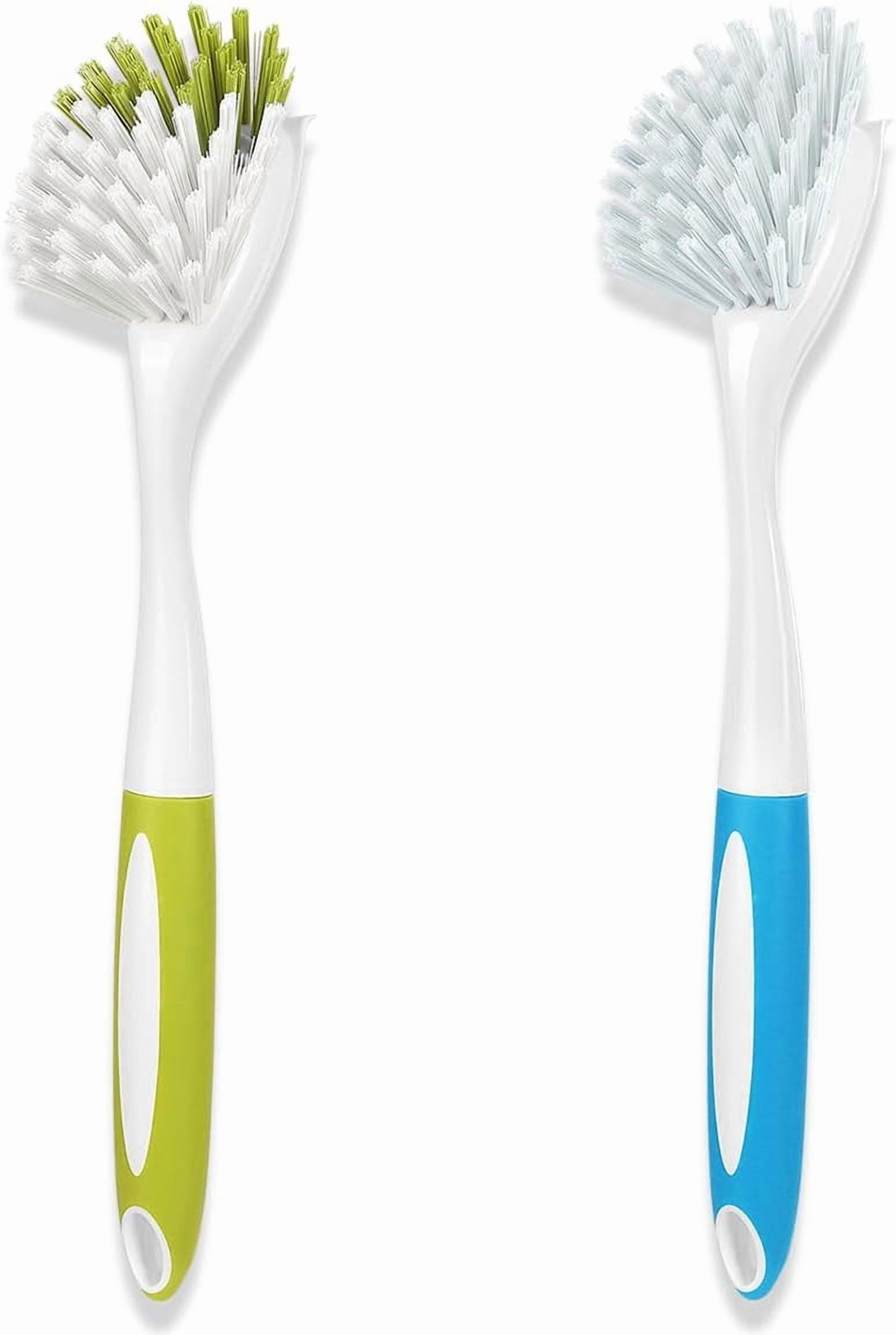 Dish Brush, Dish Scrubber & Kitchen Scrub Brush for Dishes, Pots, Pans ...