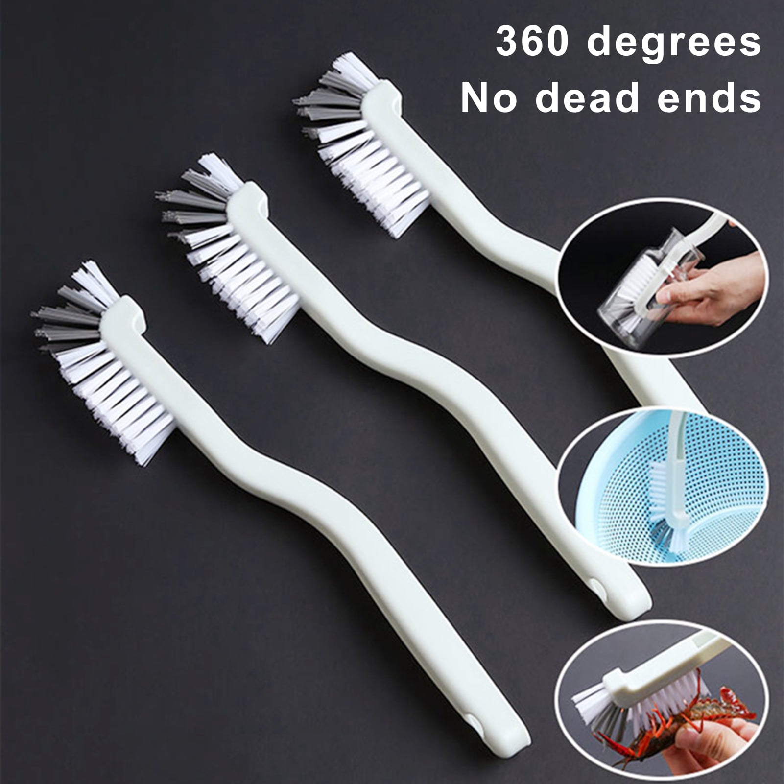 Dish Brush Kitchen Cleaning Brush Bottle Brush Bathroom Scrub Brushes ...