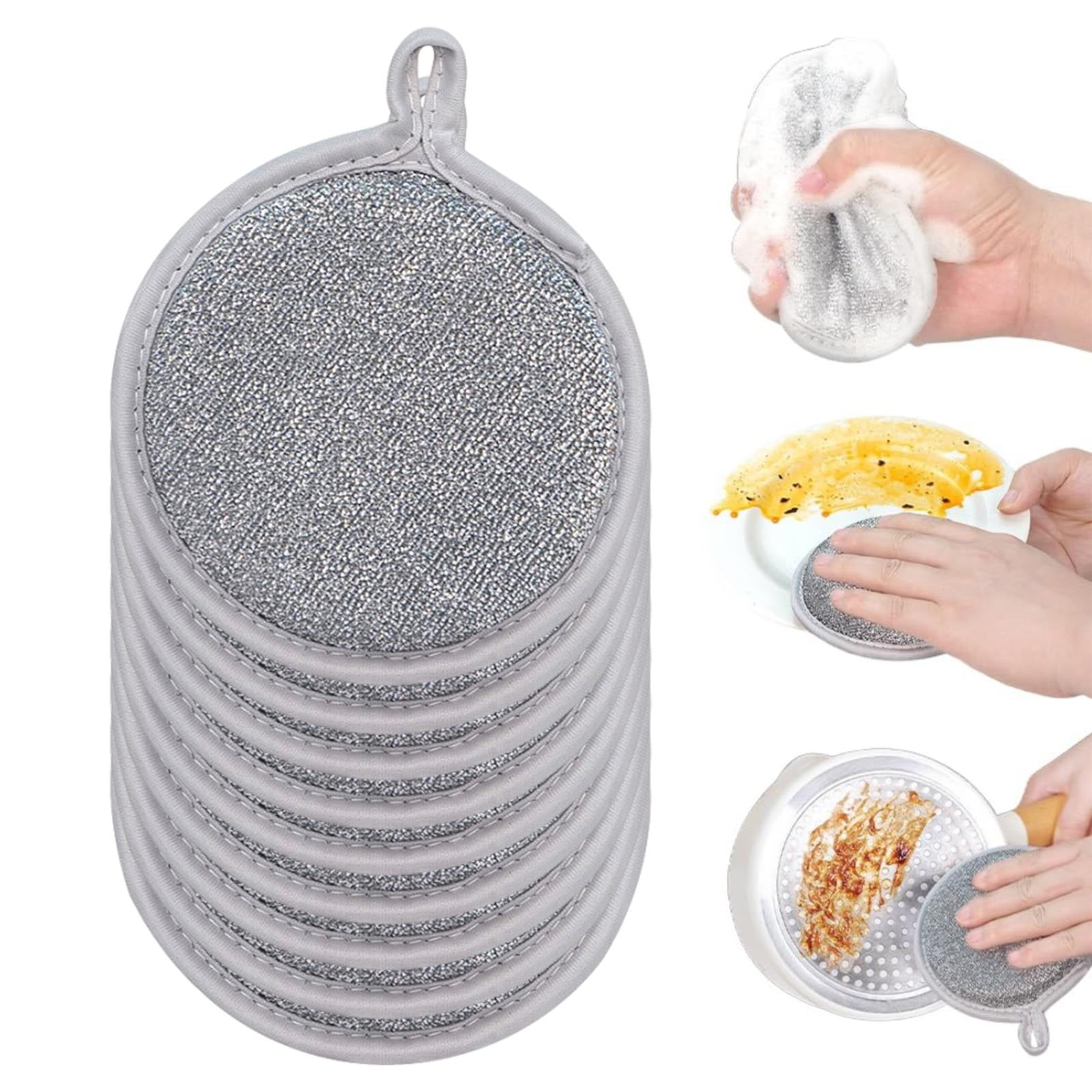 Dish Brush,Multipurpose Wire Dishwasher Cloths 2024 New Non Scratch ...